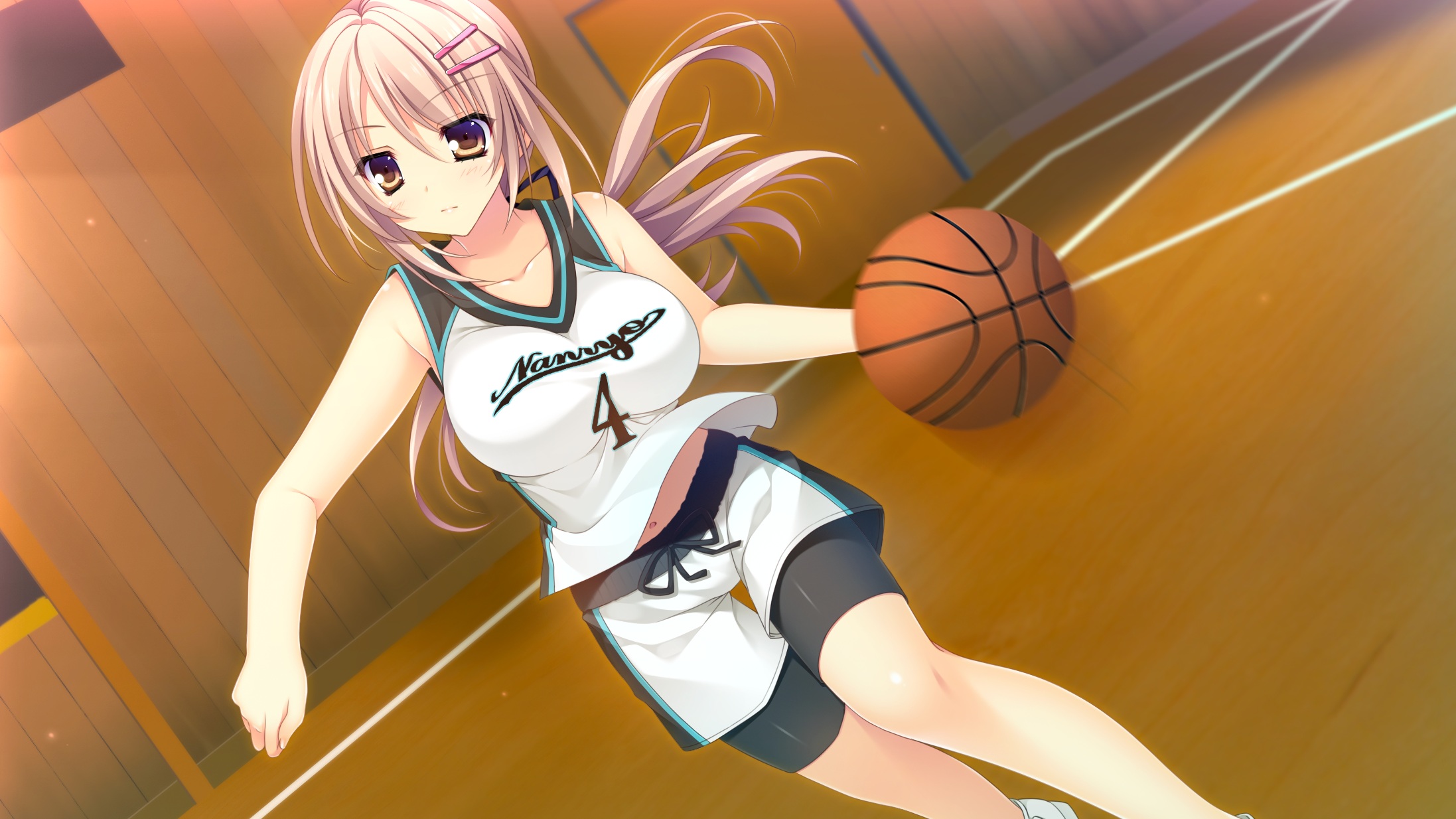 hibiki works nanaroba hana purely x cation natsuki hikari basketball bike shorts game cg ...